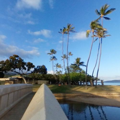 Waialae Beach Park in Honolulu, HI (Google Maps)