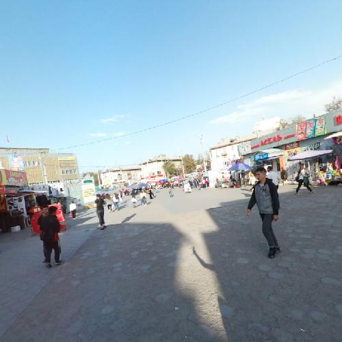 Osh Bazaar in Bishkek, Kyrgyzstan (Google Maps)