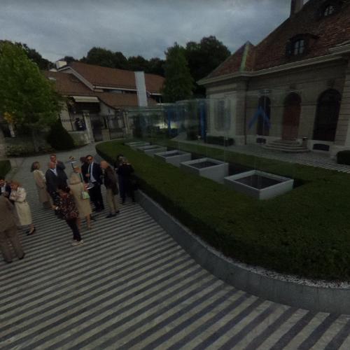 'Fondation Bodmer' by Mario Botta in Cologny, Switzerland (Google Maps)