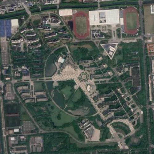 Shanghai University in Shanghai, China (Google Maps)