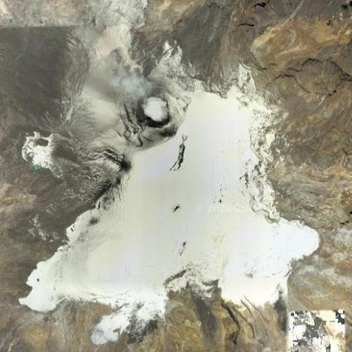 Nevado del Ruiz in Herveo, Colombia (Google Maps)