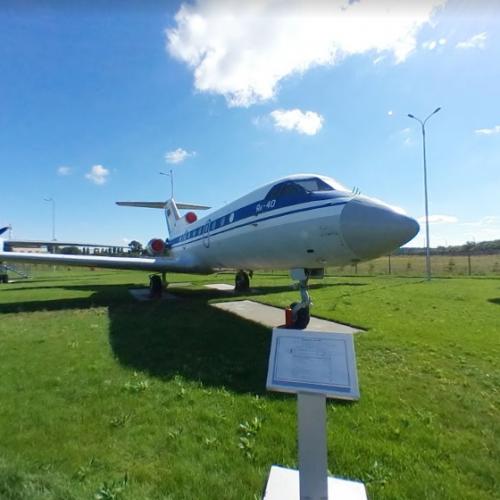 Yak-40 in Orenburg, Russian Federation (Google Maps)