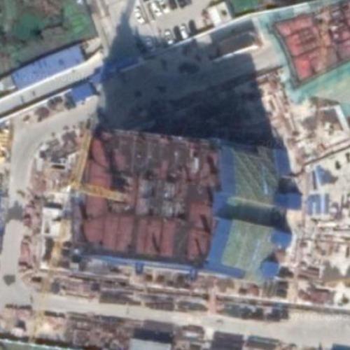 Wenling Sheraton under construction in Wenling, China (Google Maps)