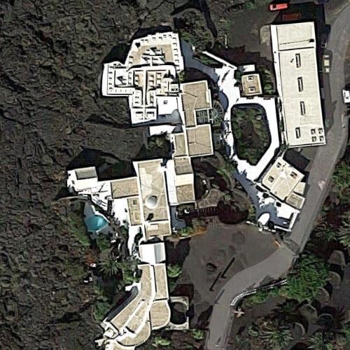 César Manrique´s House (deceased) in Haría, Spain (Google Maps)