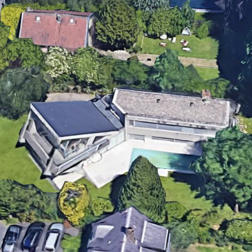 'Maison Drusch' by Claude Parent in Le Chesnay, France (Google Maps)