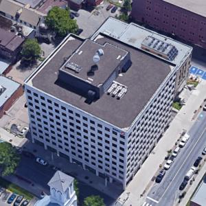 NB Power Building in Fredericton, Canada - Virtual Globetrotting