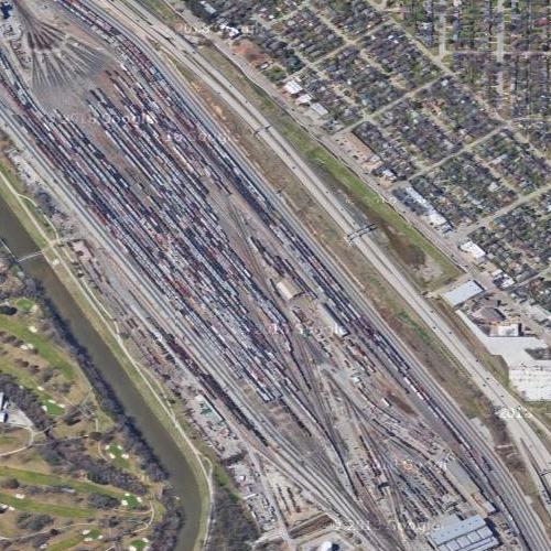 Davidson Yard - UP in Fort Worth, TX (Google Maps)