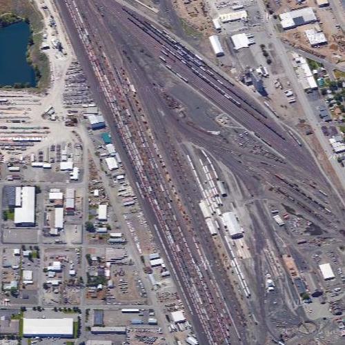 Yardley Yard - BNSF in Spokane, WA (Google Maps)
