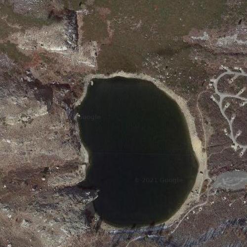 Angel Lake in Wells, NV (Google Maps)
