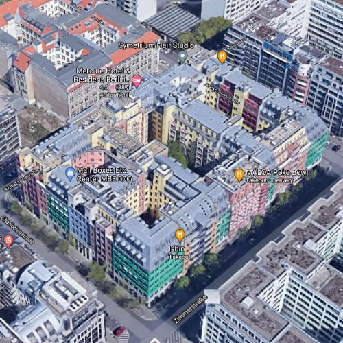 'Schützenquartier' by Aldo Rossi in Berlin Mitte, Germany (Google Maps)