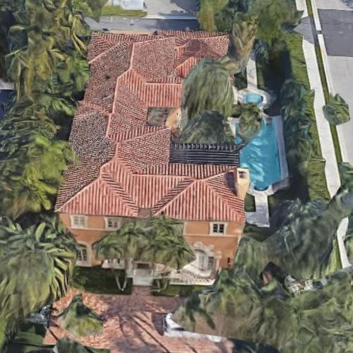 Larry Herbert's House in Palm Beach, FL (Google Maps)