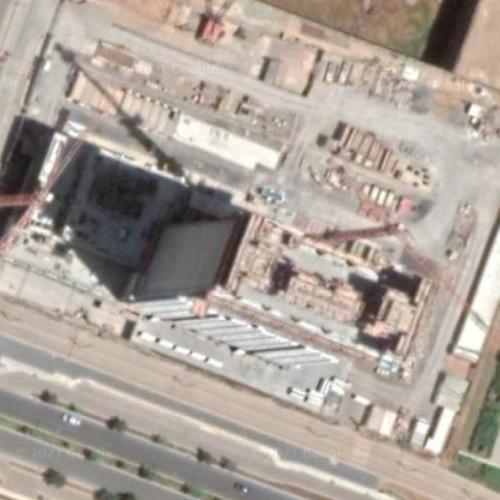 BCP Tower under construction in Casablanca, Morocco (Google Maps)