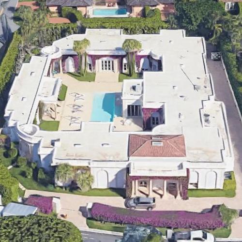 Lewis Rudin's House (Deceased) in Palm Beach, FL (Google Maps)