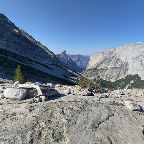 Tenaya Canyon in Yosemite Valley, CA (Google Maps)