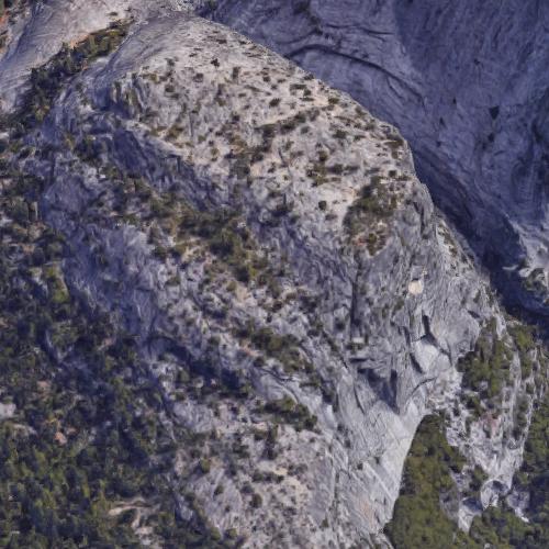 Mount Broderick in Yosemite National Park, CA (Google Maps)