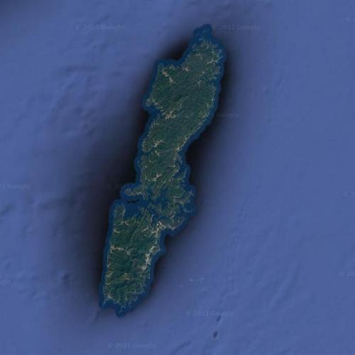Tsushima Island in Tsushima, Japan (Google Maps)