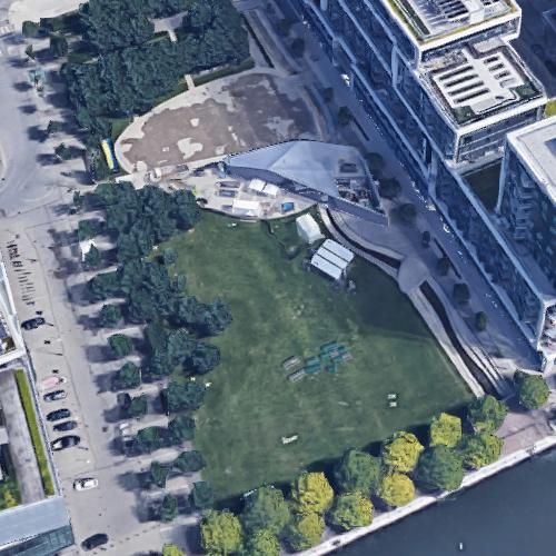 Sherbourne Common in Toronto, Canada (Google Maps)