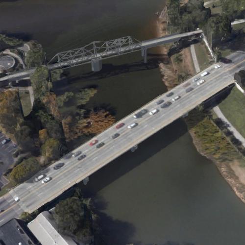 North 2nd Avenue Bridge ("Black Widow") in Rome, GA - Virtual Globetrotting