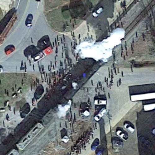 Union Pacific "BIg Boy" 4014 on tour in Arkadelphia, AR (Google Maps)