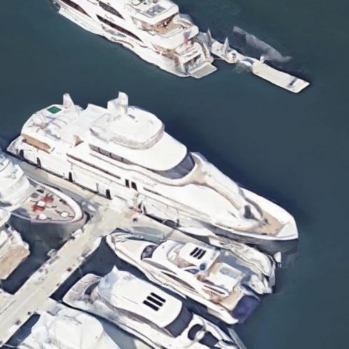 Bruce Thompson's M/Y Antares in Fort Lauderdale, FL (Google Maps)