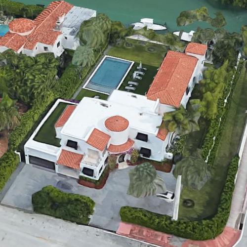 Adam Kluger's House in Miami Beach, FL (Google Maps)