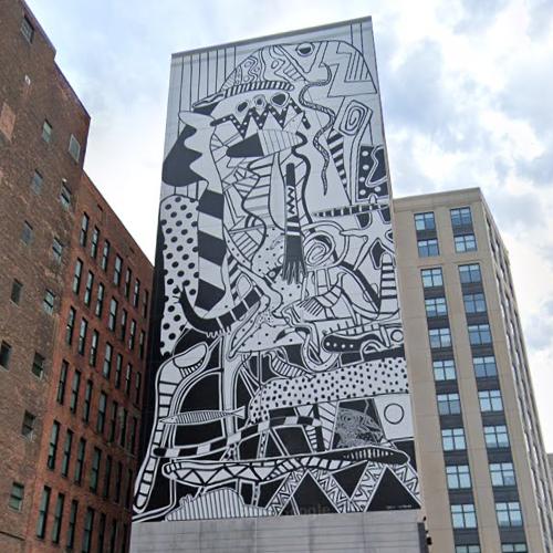 'Unity' by Charles McGee in Detroit, MI (Google Maps)