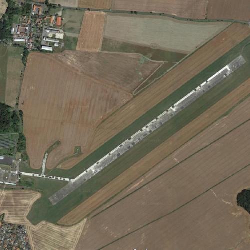 Cheb Airport in Cheb, Czech Republic (Google Maps)