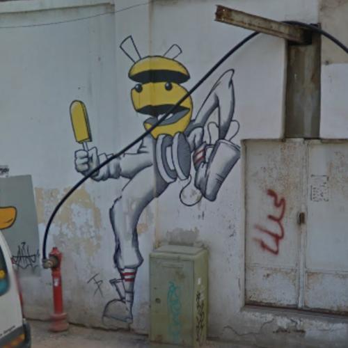 Lemon Graffiti in Tel Aviv, Israel - Virtual Globetrotting