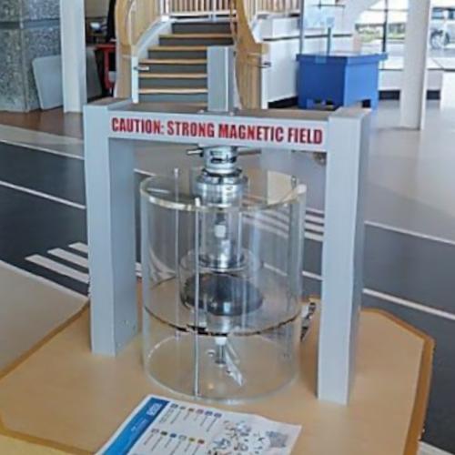 Magnetic field demonstrator in McMinnville, OR (Google Maps)