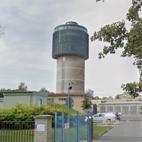 Kladno water tower (former) in Kladno, Czech Republic (Google Maps)