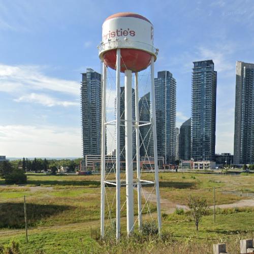 Christie's Water Tower in Toronto, Canada (Google Maps)