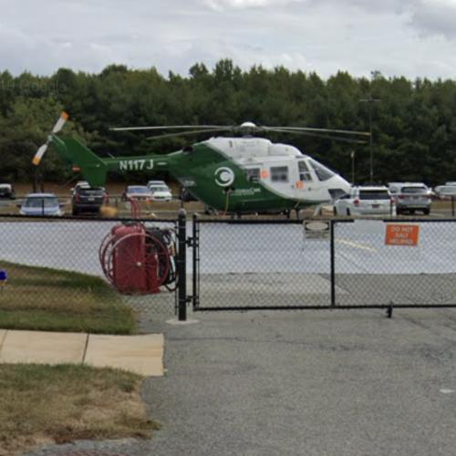 ChristianaCare LifeNet Helicopter in Newark, DE (Google Maps)