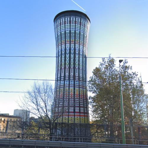 Garibaldi Water Tower in Milan, Italy (Google Maps)