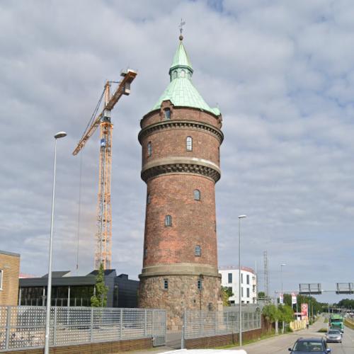 Randersvej Water Tower in Århus, Denmark - Virtual Globetrotting