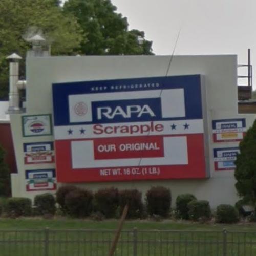 RAPA Scrapple Factory & Headquarters in Bridgeville, DE (Google Maps)