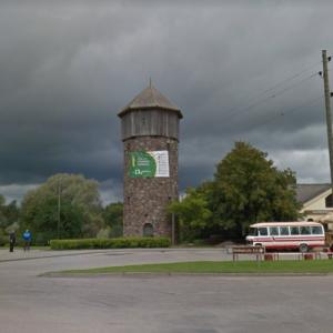 Dundaga water tower in Dundaga, Latvia - Virtual Globetrotting