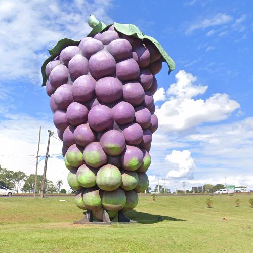Giant bunch of grapes in Marialva, Brazil (#3) - Virtual Globetrotting