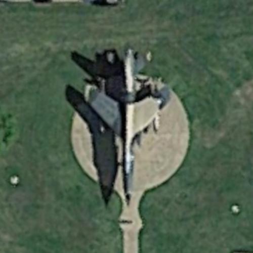 Republic F-105D Thunderchief in Vance Air Force Base, OK (Google Maps) (#4)