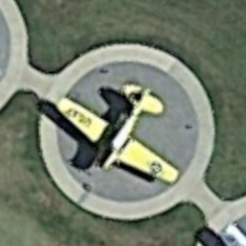 North American AT-6D Texan in Vance Air Force Base, OK (Google Maps)