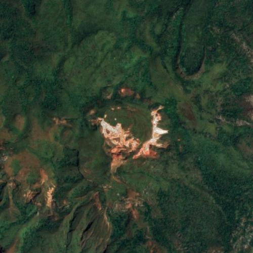 Mount (Cerro) Evermann in Socorro Island, Mexico (Google Maps)