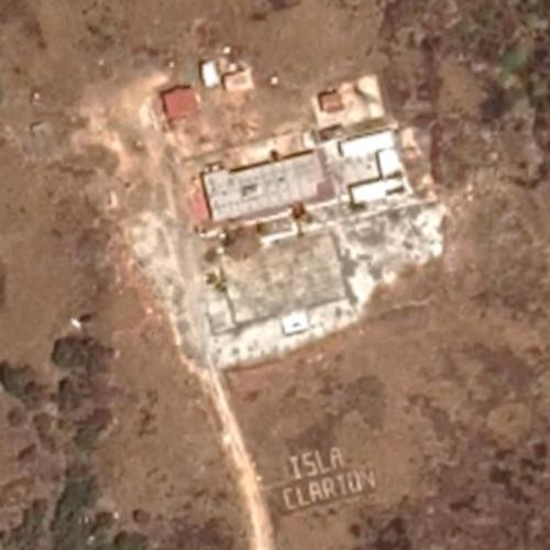 Clarion Island Military Base in Isla Clarion, Mexico (Google Maps)