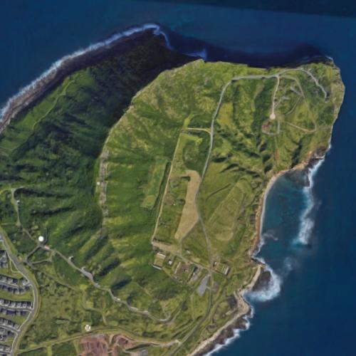 Ulupaʻu Crater in Kaneohe, HI (Google Maps)