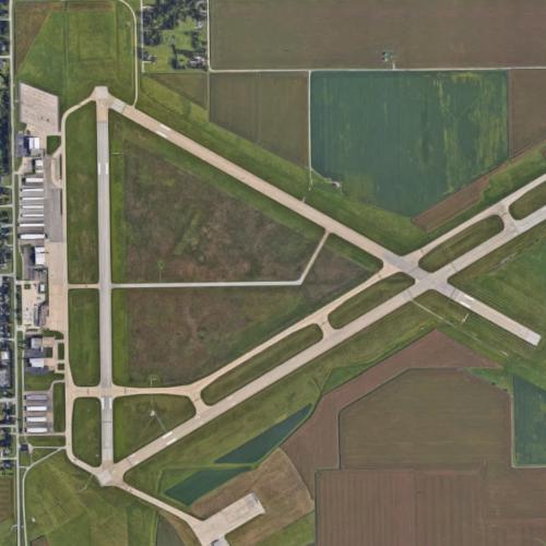 Decatur Airport (DEC) in Decatur, IL (Google Maps)