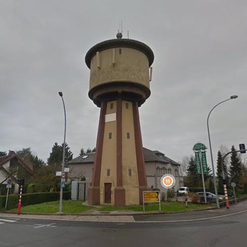 Bertrange water tower in Bertrange, Luxembourg (Google Maps)