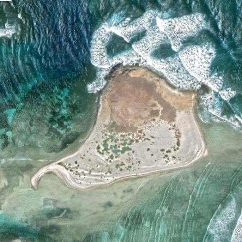 Caye Chateau in Saint-Martin, Netherlands Antilles (Google Maps)