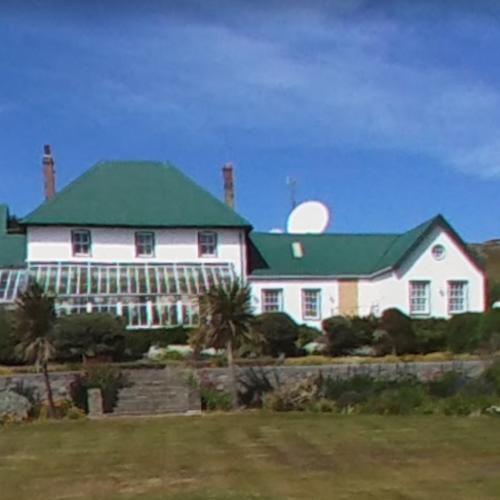 Government House in Stanley in Stanley, Falkland Islands (Malvinas ...