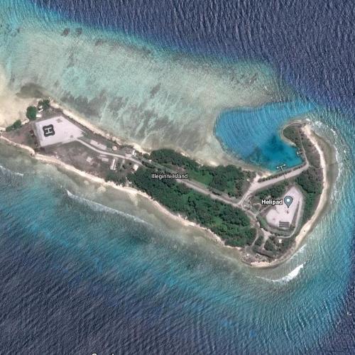 Illeginni Island in Kwajalein Atoll, Marshall Islands - Virtual ...
