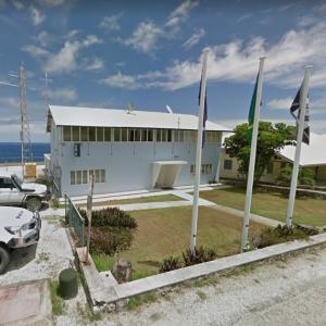 Australian Federal Police Building in Flying Fish Cove, Christmas ...