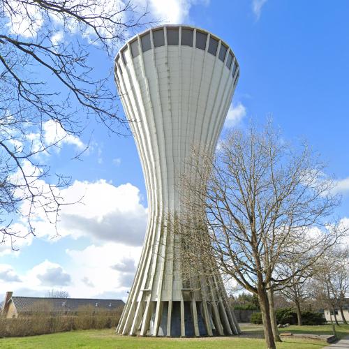 Water tower on Sjællandsvej in Kolding, Denmark (Google Maps)