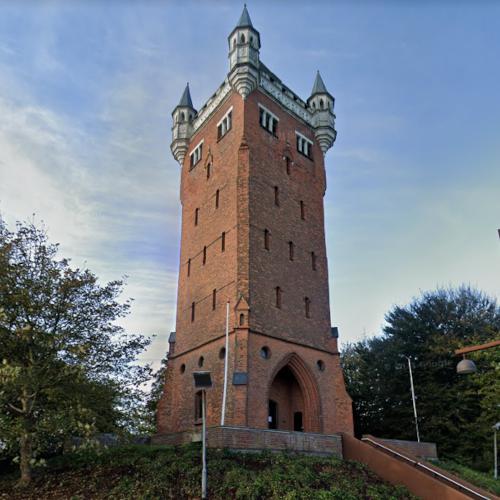 Esbjerg water tower in Esbjerg, Denmark (Google Maps)